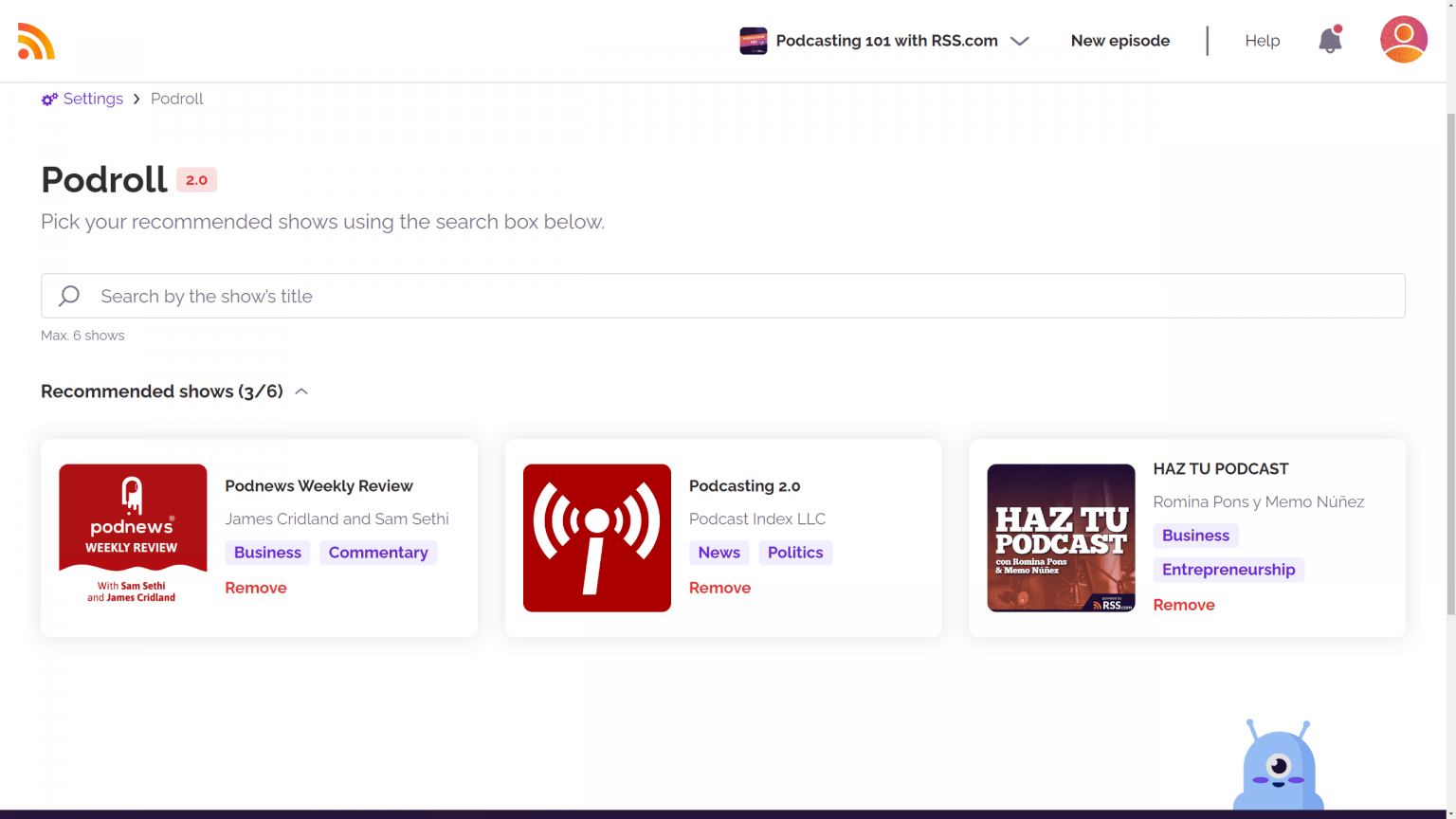 How to Recommend Other Podcasts Using Podroll | RSS.com Podcast Hosting