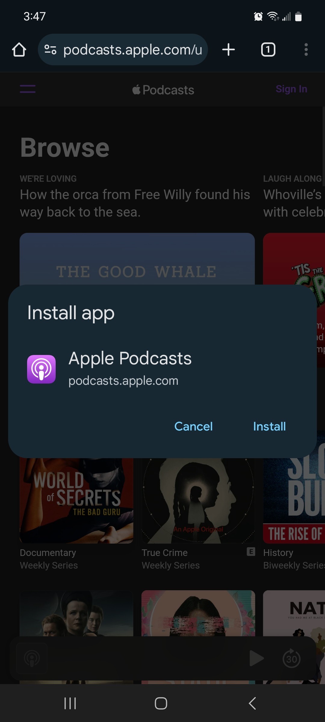 How to Install Apple Podcasts on Android | RSS.com Podcast Hosting