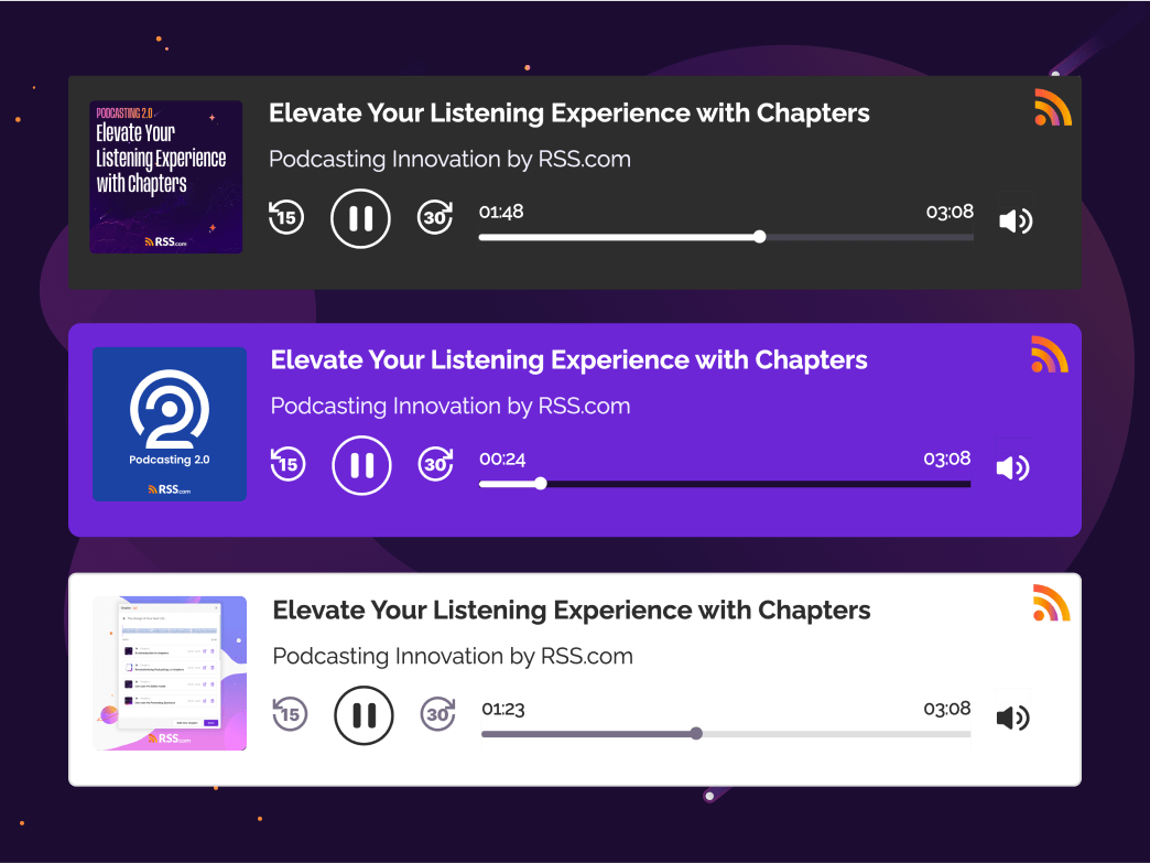 Customizable Podcast Players | RSS.com